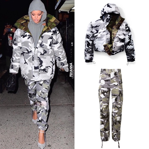 Vetements | Pants & Jumpsuits | Vetements 27 Highrise Camo Pants | Poshmark